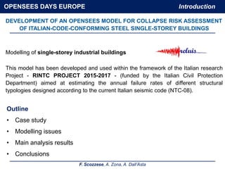 Development of an OpenSees model for collapse risk assessment of ...