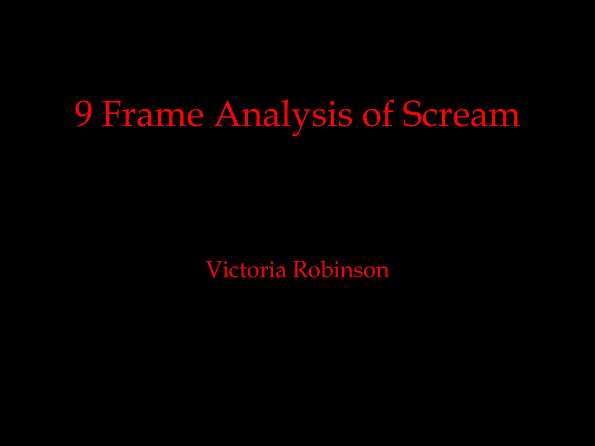 Presentation scream | PPTX