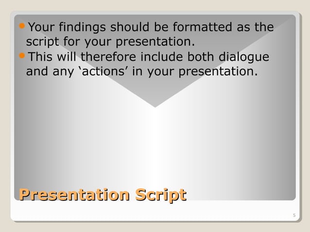 Presentation Script | PPT