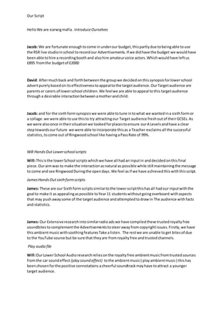 Presentation script | DOCX