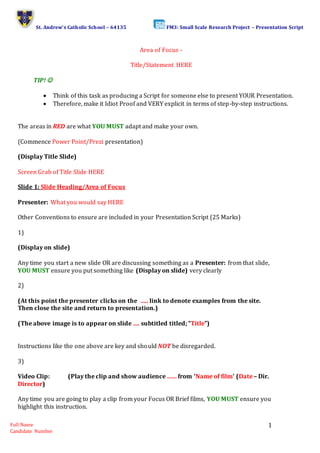 Play Script Outline Example
