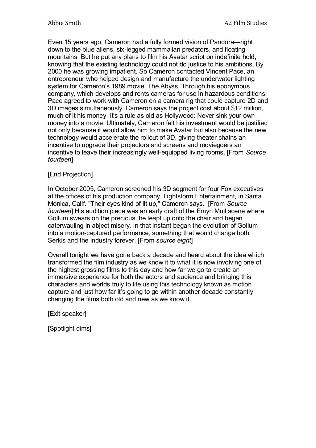 Presentation Script Presentation Script