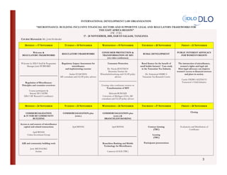 The regulation of microfinance | PDF