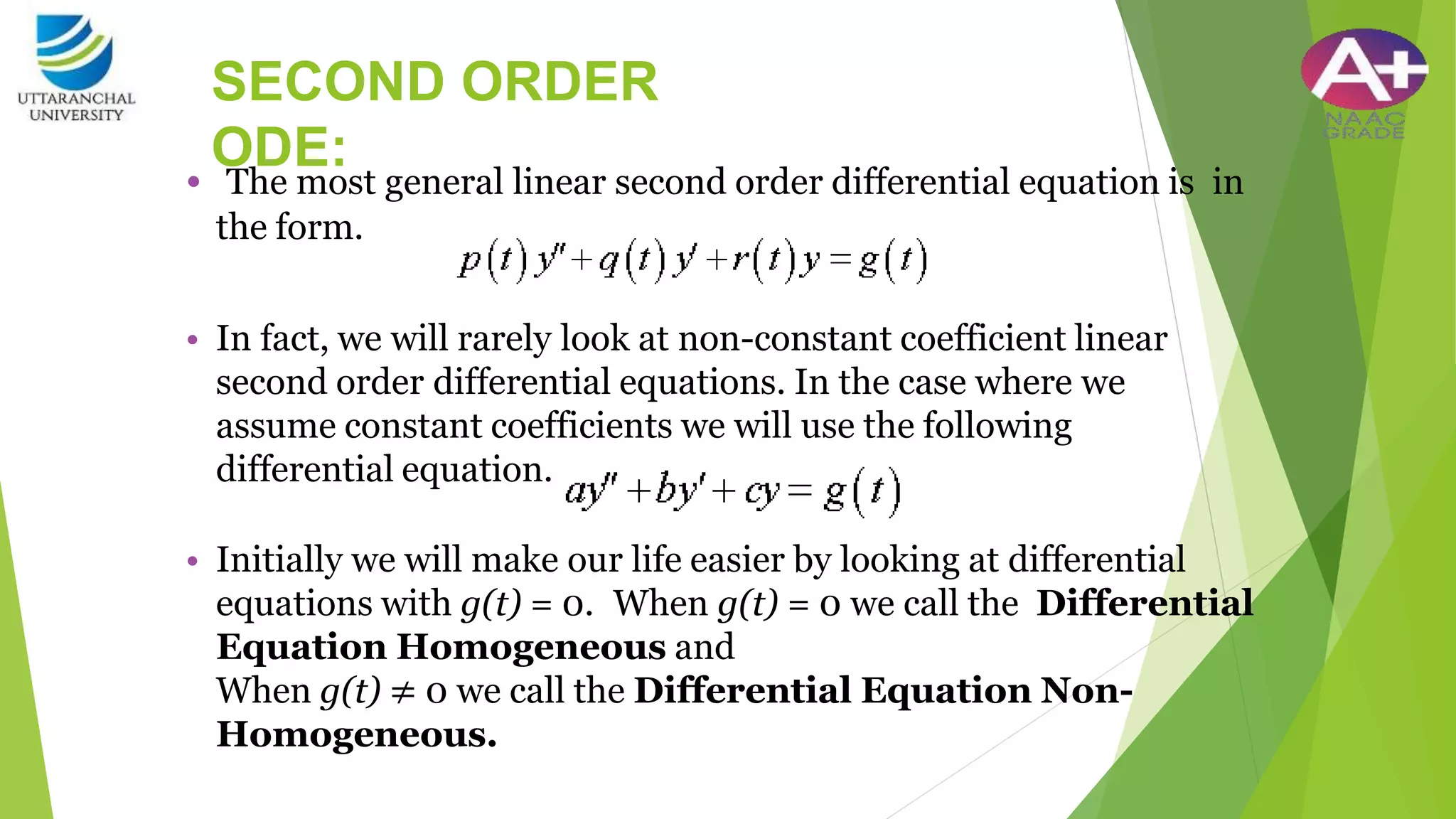Presentations Differential equation.pptx | Programming Languages ...