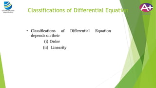 Presentations Differential equation.pptx | Programming Languages | Computing