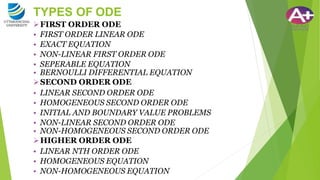 Presentations Differential equation.pptx | Programming Languages ...