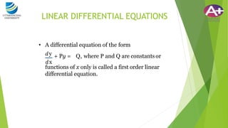 Presentations Differential equation.pptx | Programming Languages | Computing