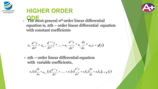 Presentations Differential equation.pptx | Programming Languages | Computing