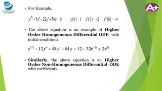Presentations Differential equation.pptx | Programming Languages | Computing