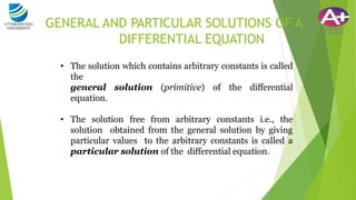Presentations Differential equation.pptx | Programming Languages | Computing