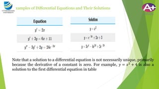 Presentations Differential equation.pptx | Programming Languages | Computing