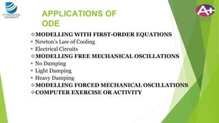 Presentations Differential equation.pptx | Programming Languages | Computing