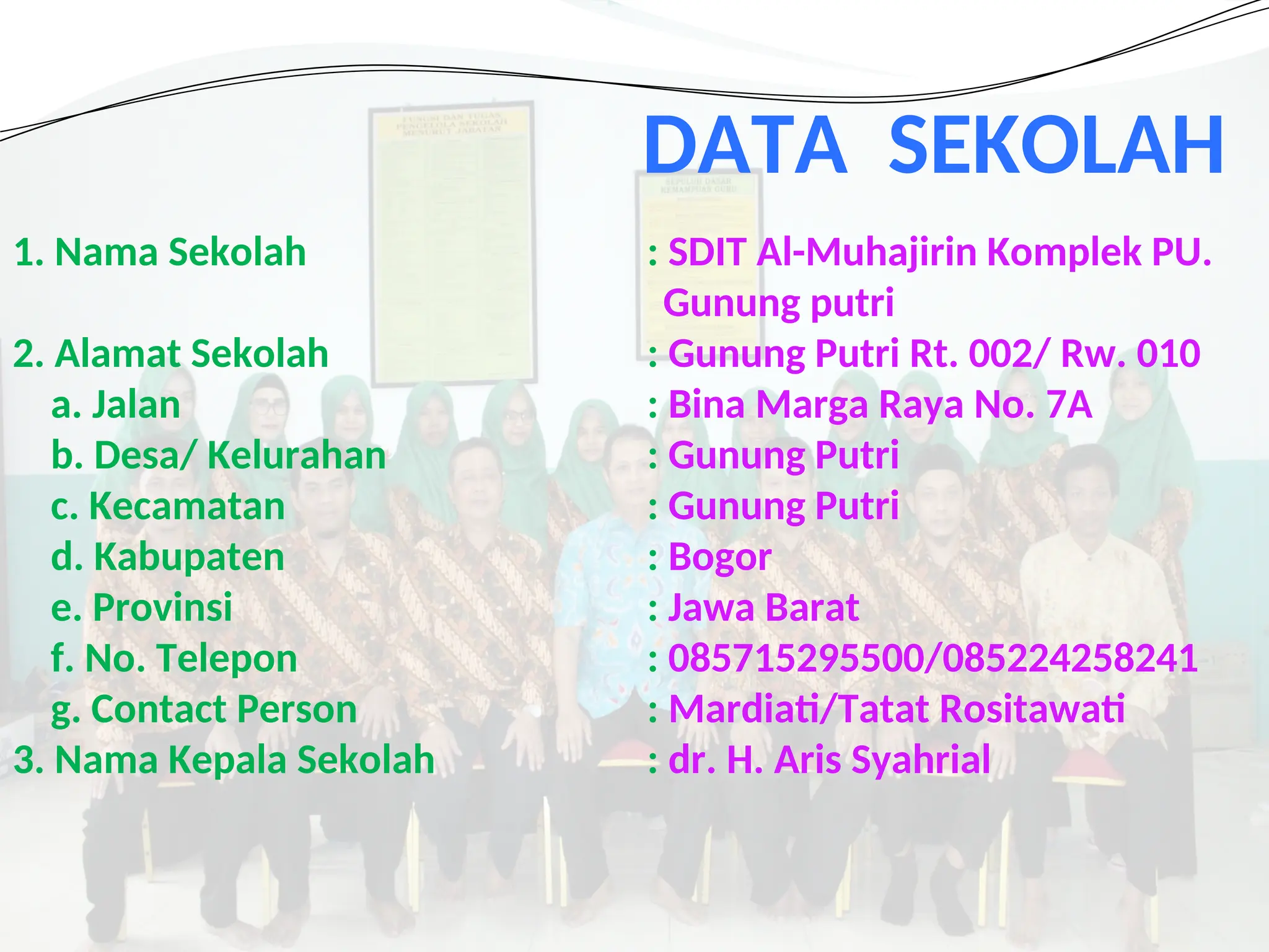 Presentation 0f sdit al muhajirin GP .ppt