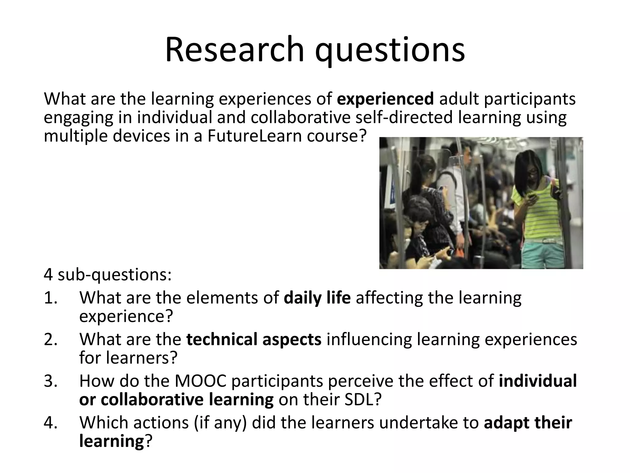 Investigating Self-Directed Learning Dimensions: adapting the Bouchard ...