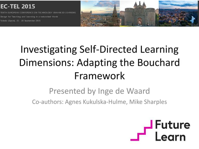 Investigating Self-Directed Learning Dimensions: adapting the Bouchard ...