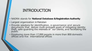 NADRA Software Development | PPTX