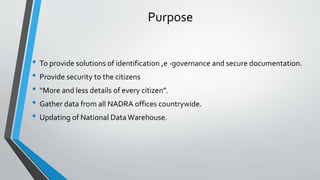 NADRA Software Development | PPTX