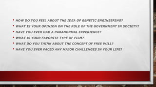 Advanced conversation Topics | PPTX