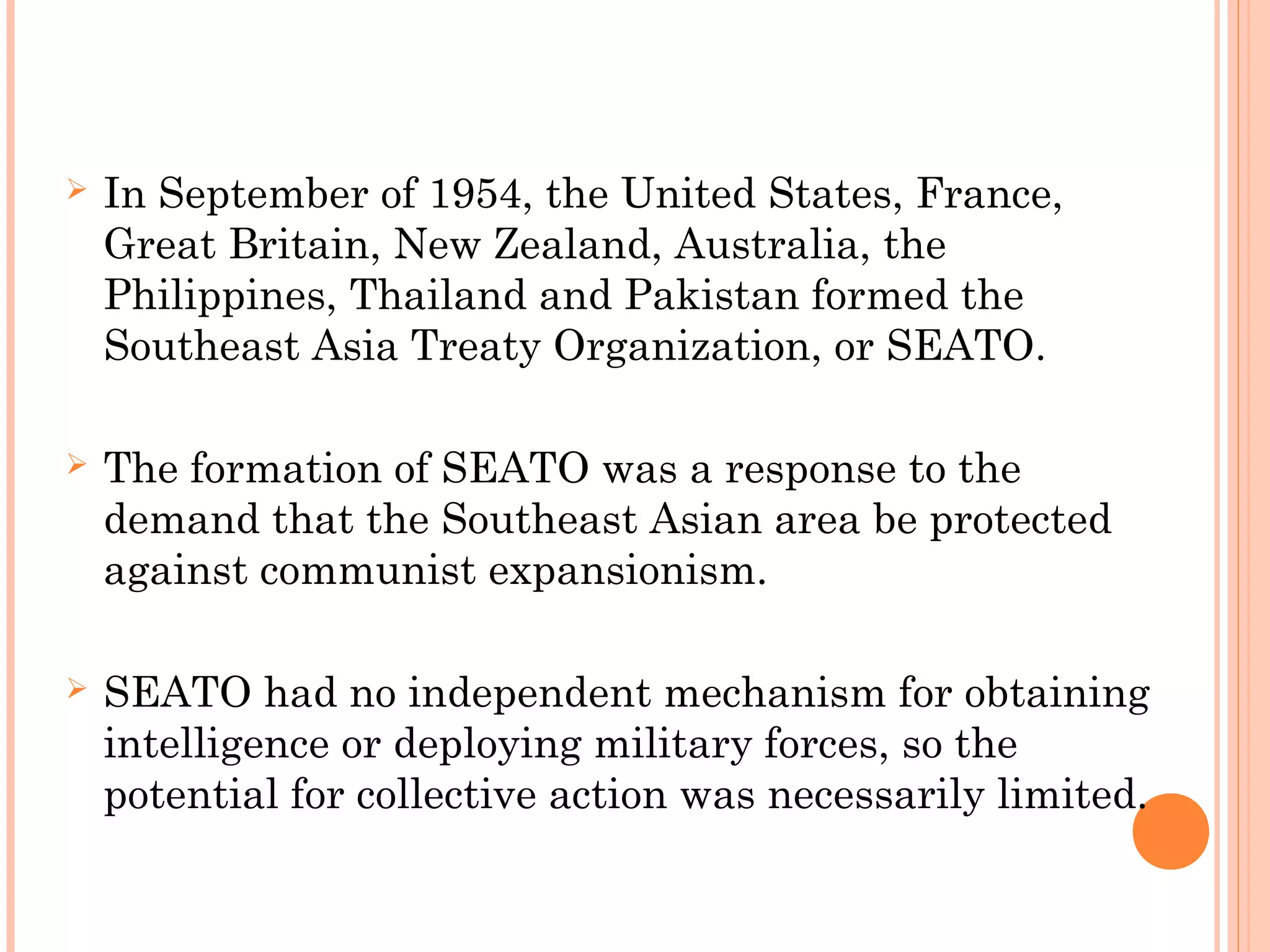 Presentation seato and cento presentation (1) | PPT