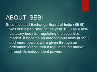Presentation sebi | PPT