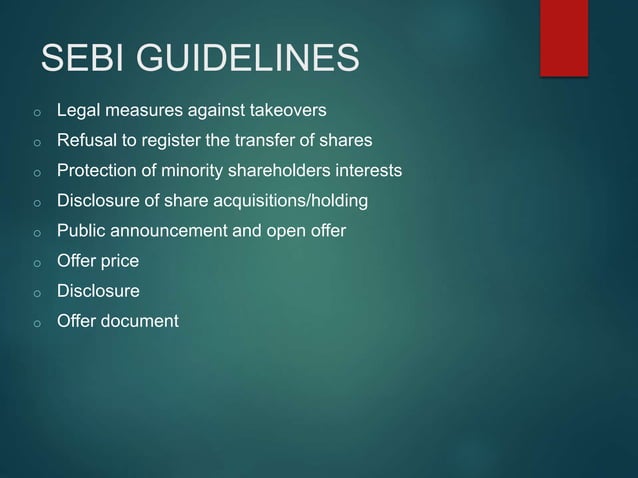 Presentation sebi | PPT