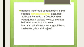 Sejarah Perkembangan Bahasa | PPTX