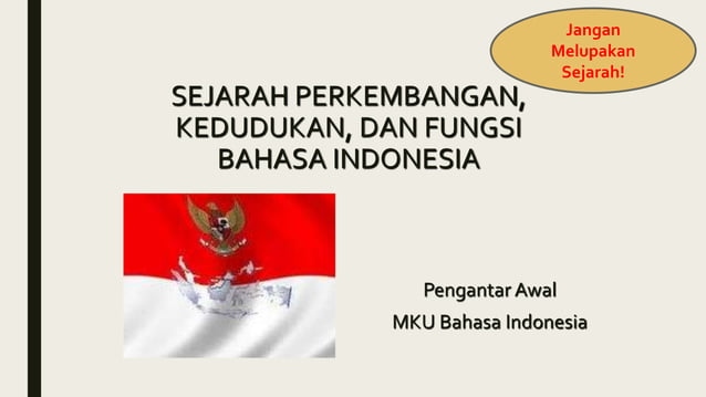 Sejarah Perkembangan Bahasa | PPTX