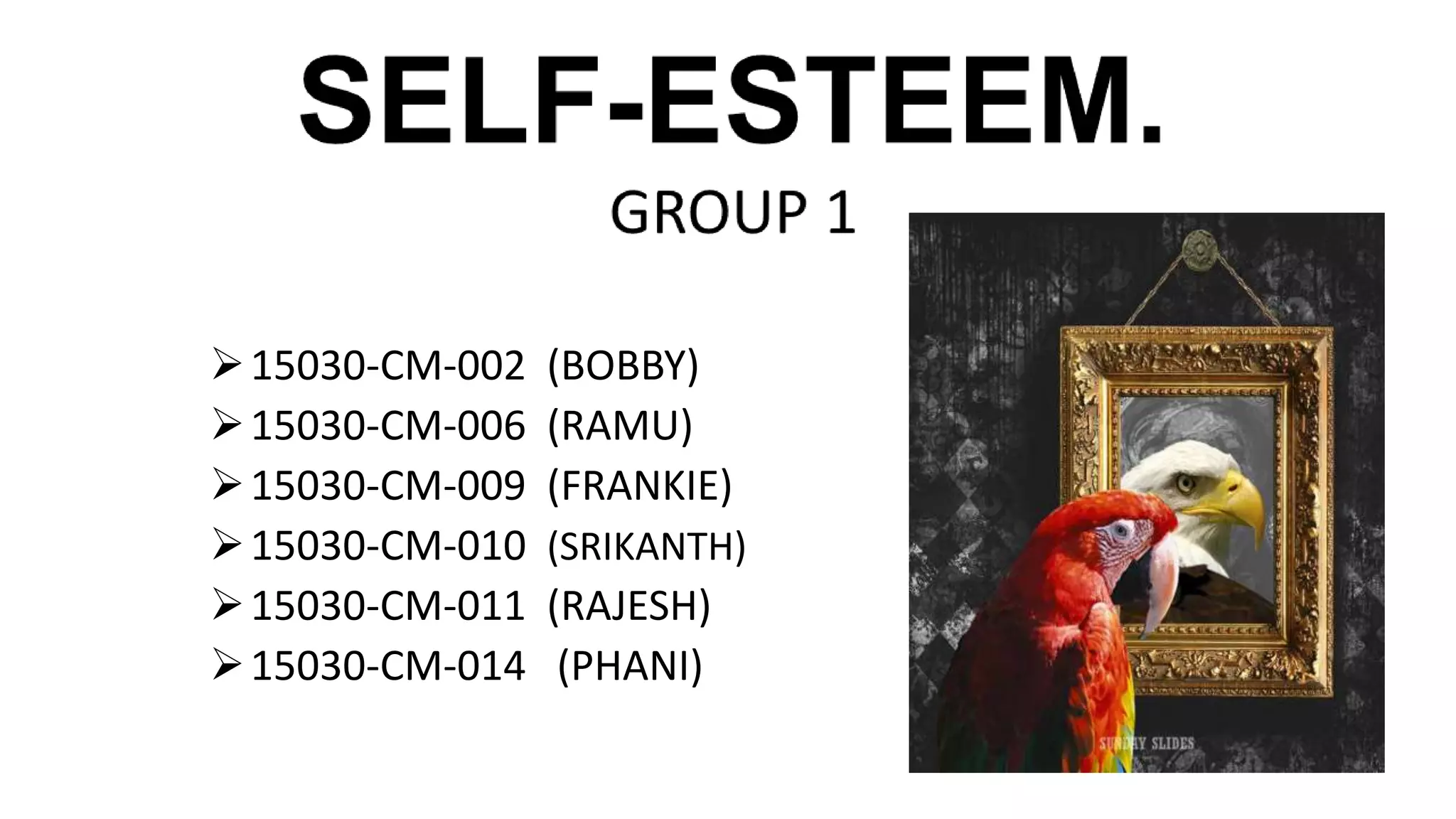 self esteem | PPT