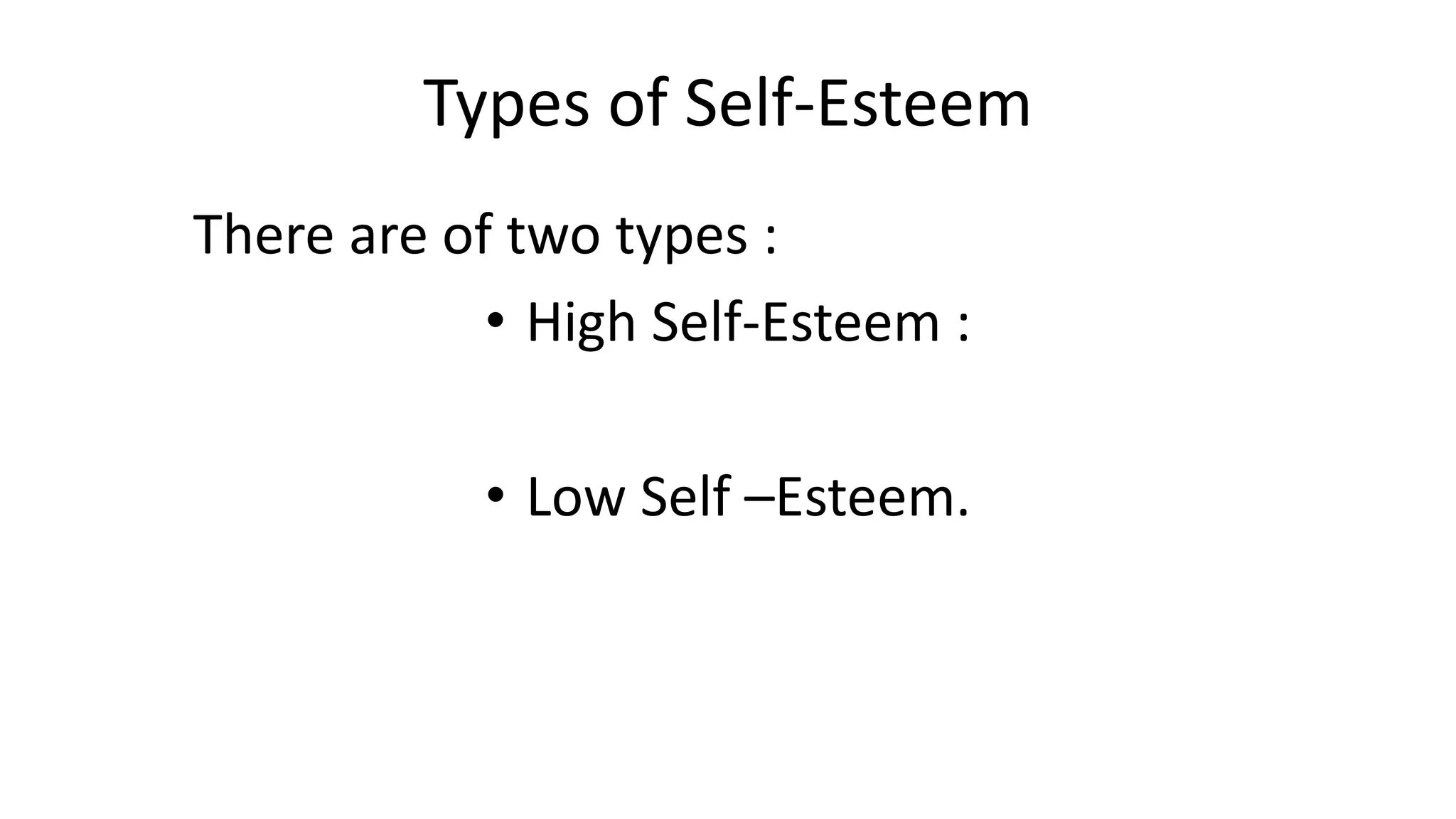 self esteem | PPT