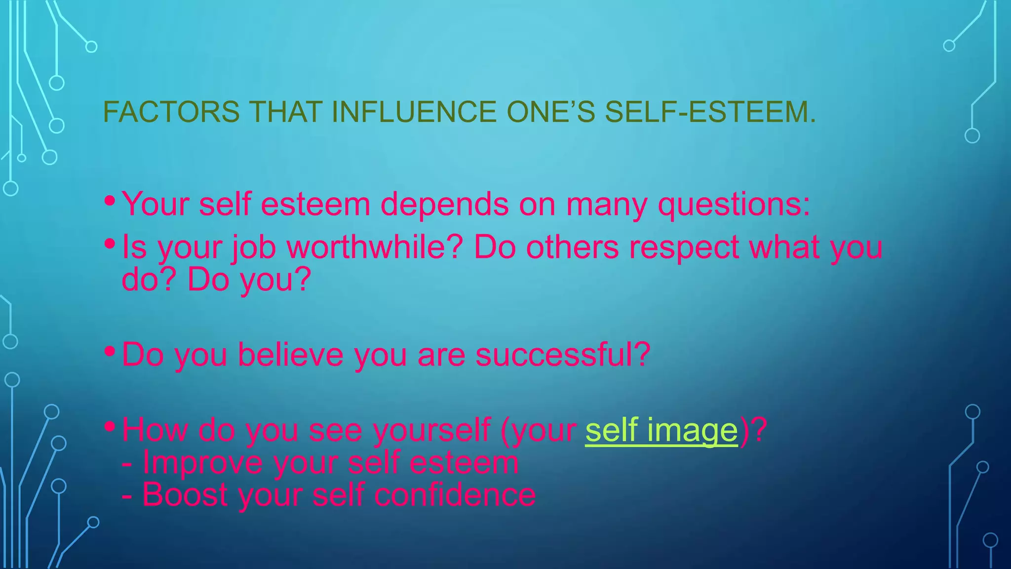 Presentation self esteem | PPTX