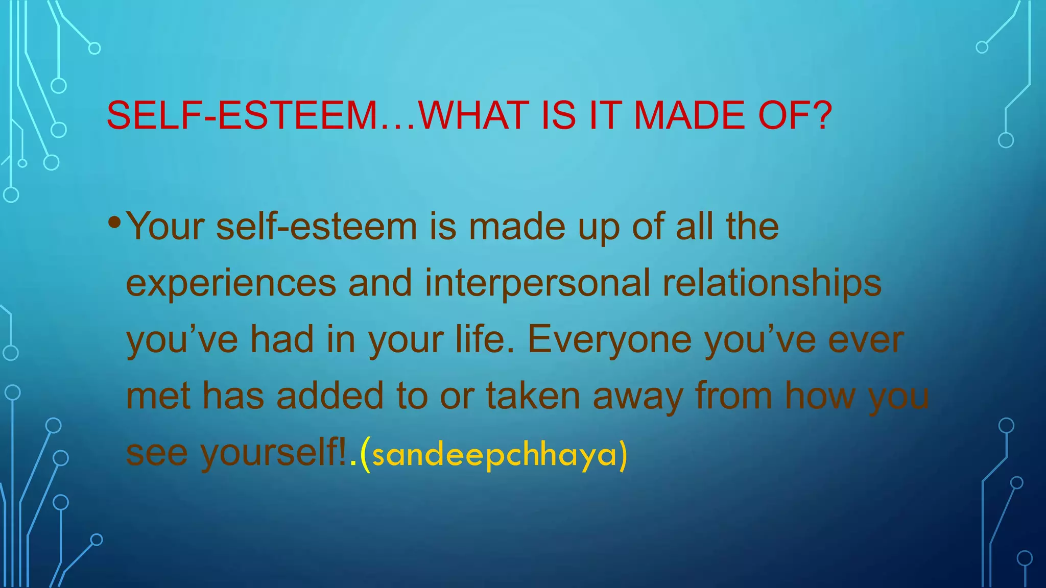 Presentation self esteem | PPTX