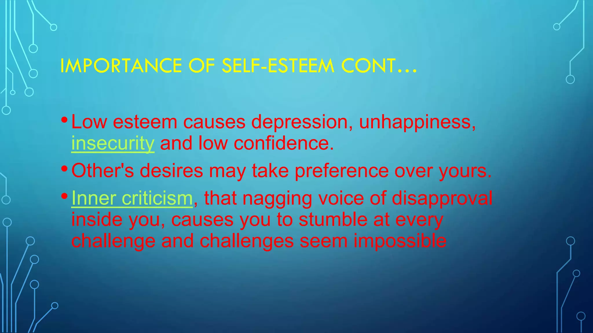 Presentation self esteem | PPTX