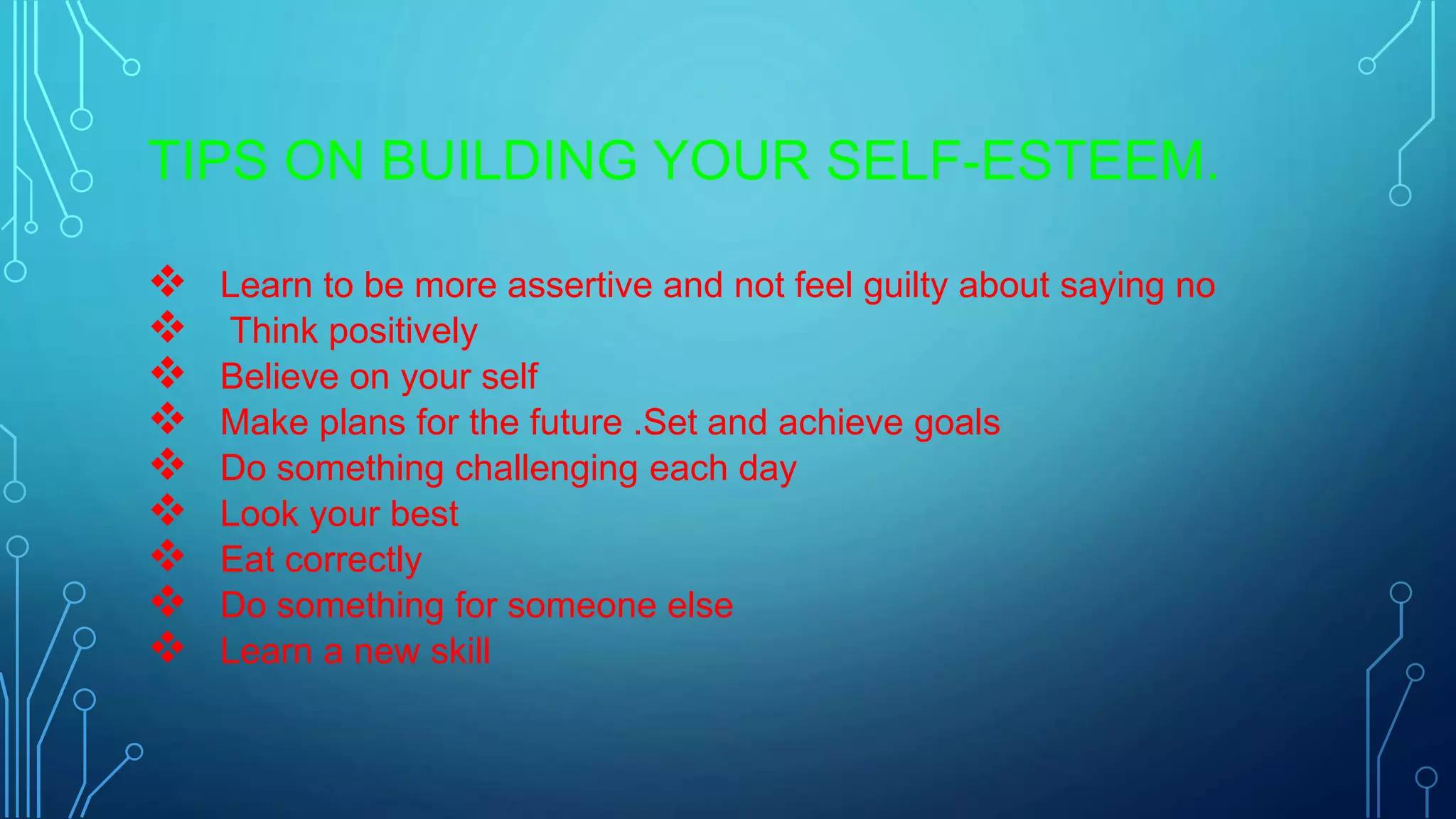 Presentation self esteem | PPTX