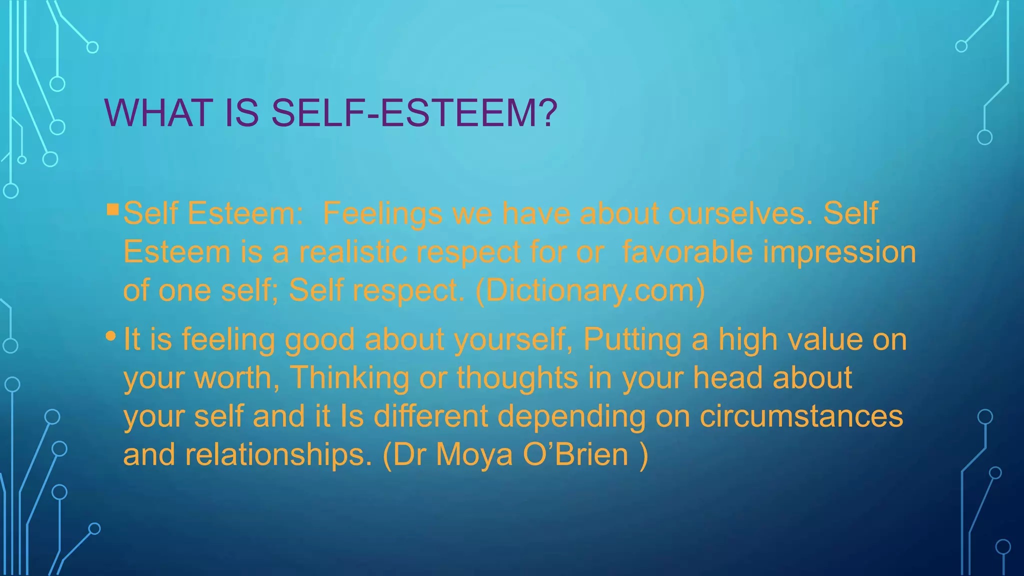 Presentation self esteem | PPTX