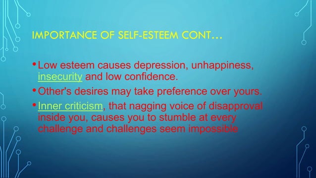 Presentation self esteem | PPTX