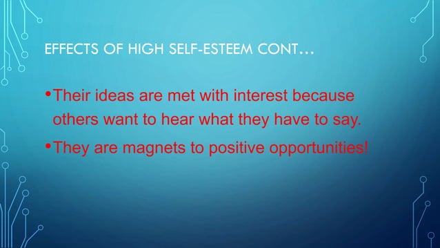 Presentation self esteem | PPTX