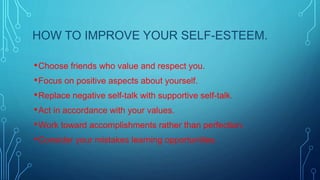 Presentation self esteem | PPTX