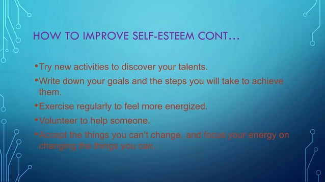 Presentation self esteem | PPTX