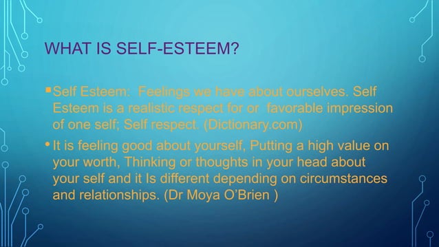 Presentation self esteem | PPTX
