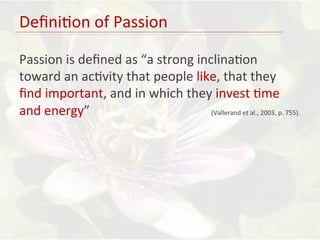 Two sides of the same coin: Are the Dual Types of Passion Types in the ...