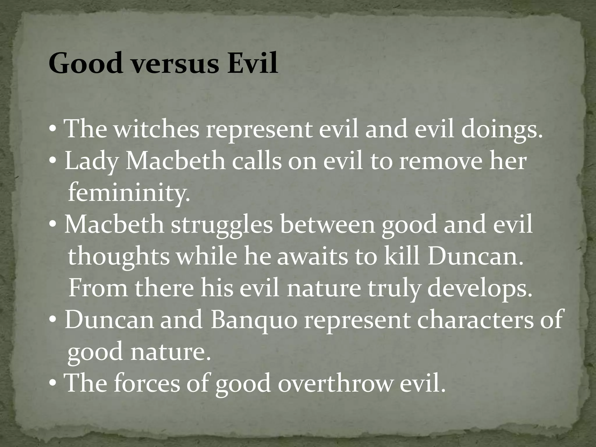 Key Points of Macbeth | PPTX