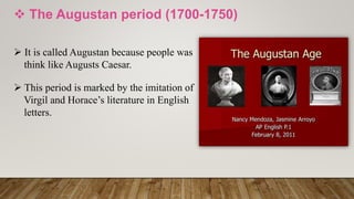 An Overview of Neo-classical Age | PPTX