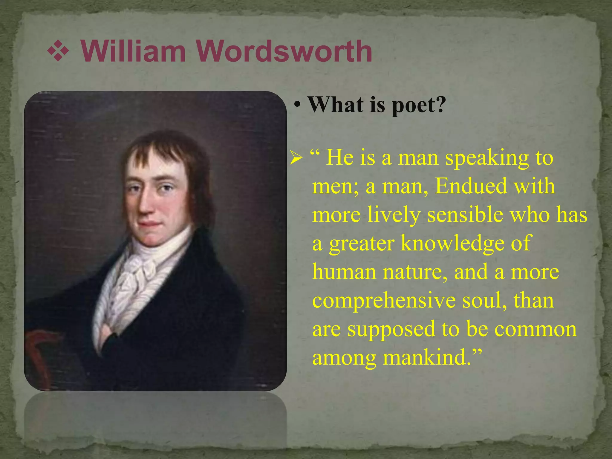 Wordsworth and Coleridge : Their Poetic creed | PPTX