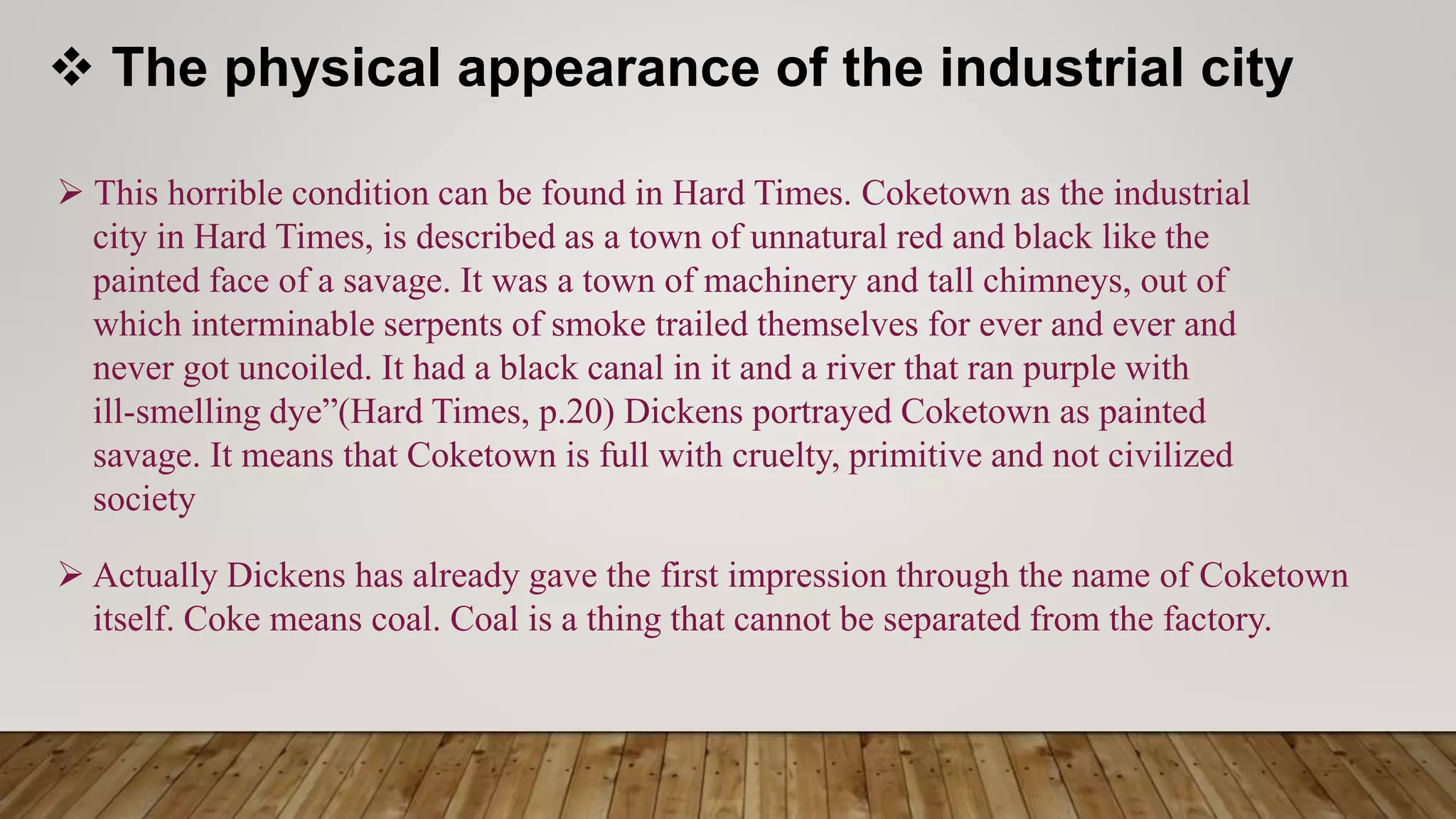 Charles Dickens’ view of the Industrial Revolution as Reflected in Hard ...