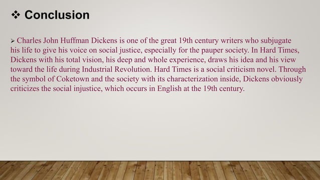 Charles Dickens’ view of the Industrial Revolution as Reflected in Hard ...