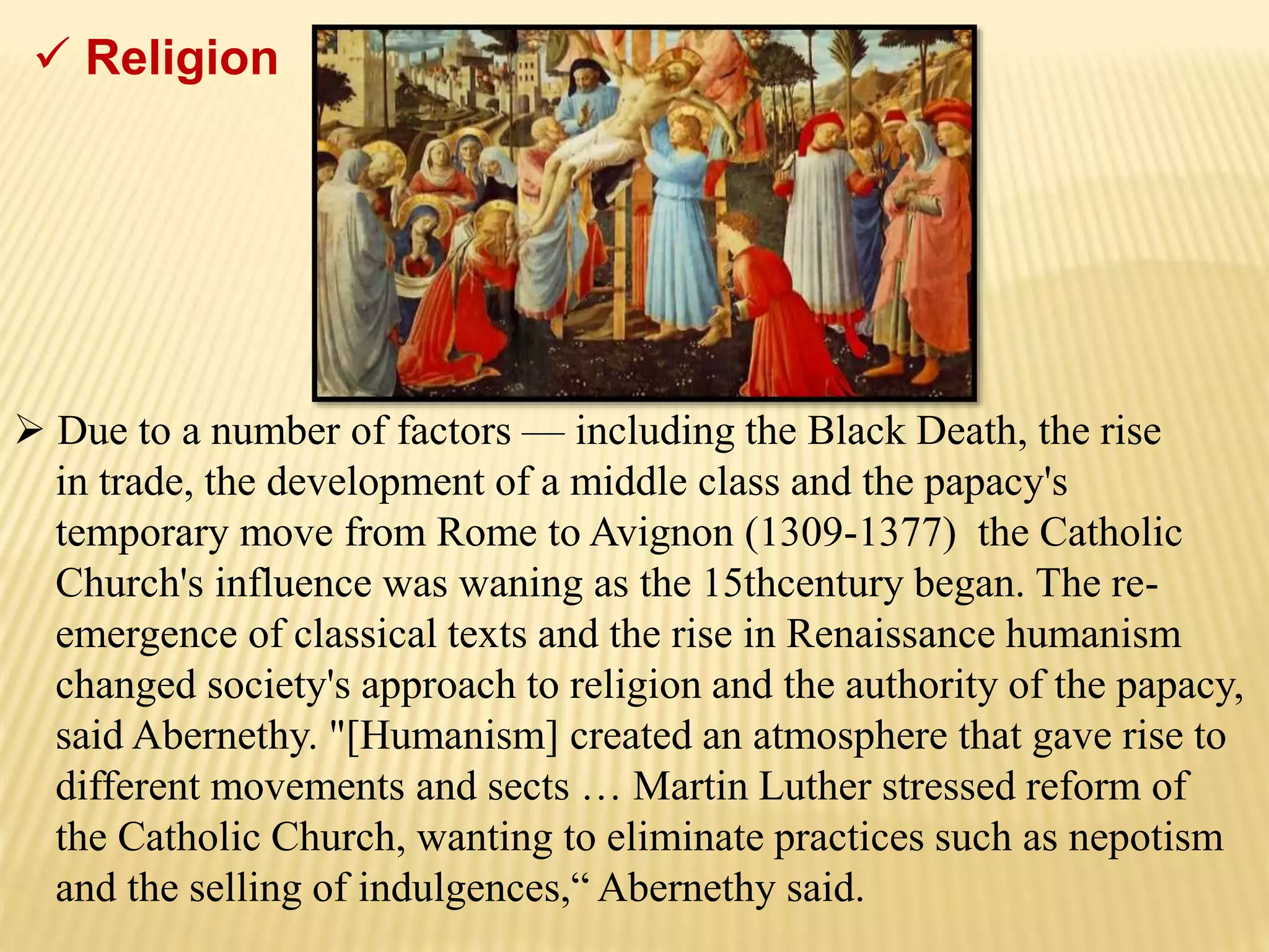 The Renaissance : The ‘Rebirth’- of Science & Culture. | PPTX