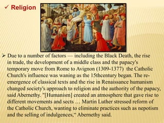 The Renaissance : The ‘Rebirth’- of Science & Culture. | PPTX