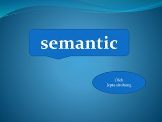 Presentation semantic | PPTX