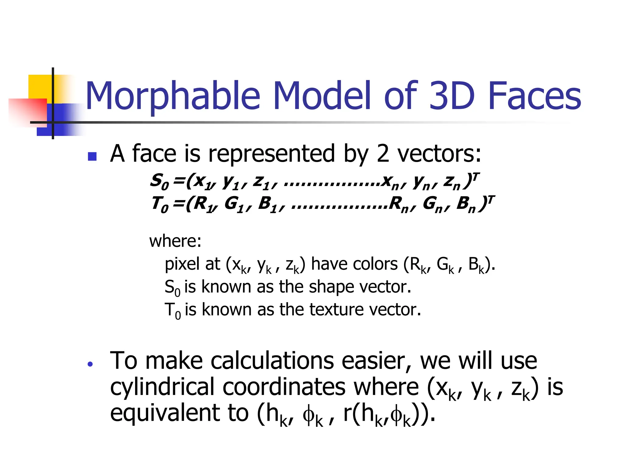 Presentation on Face Recognition Based on 3D Shape Estimation | PPT