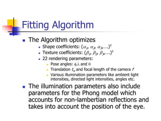 Presentation on Face Recognition Based on 3D Shape Estimation | PPT